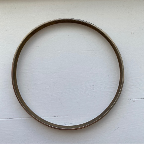 Vintage | Jewelry | Vintage Electrum Oval Football Bangle Bracelet ...